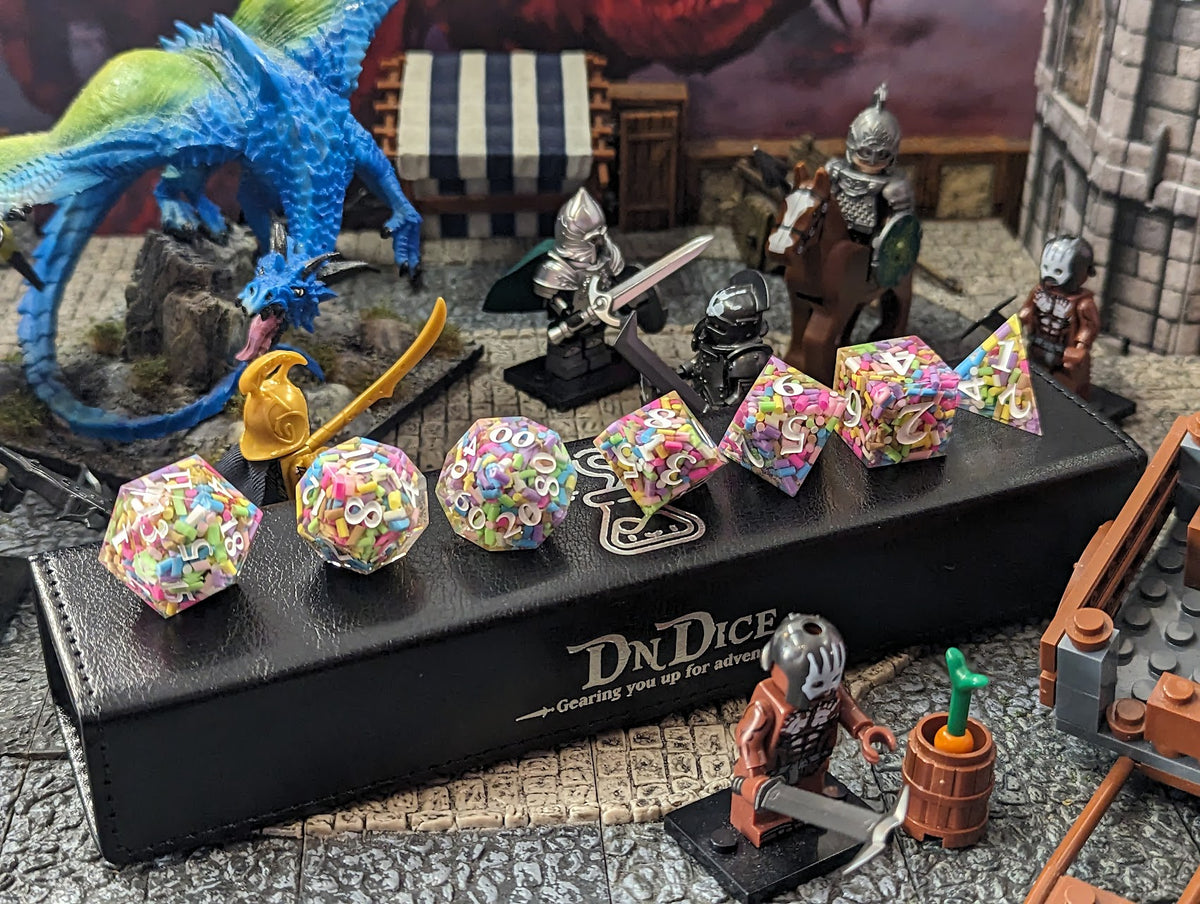 Confetti Crunch, Handmade RPG Set – DnDice